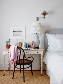Desk as nightstand store