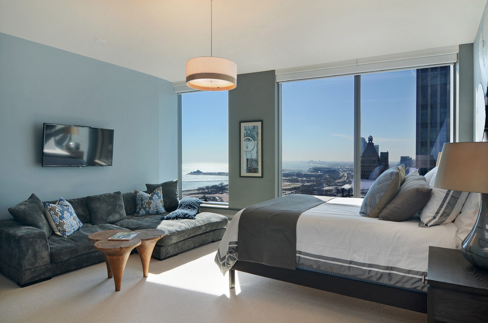 Urban High-Rise - Contemporary - Bedroom - Chicago - by Amanda Webster ...