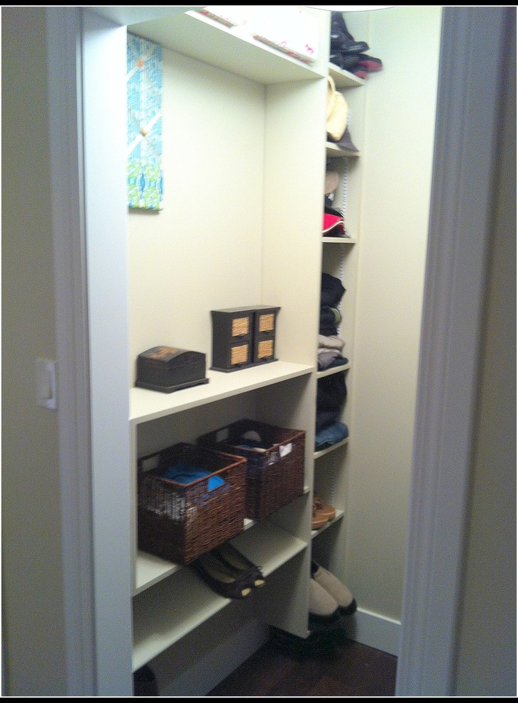 Walk-In Closet with Shoe Storage - Contemporary - Bedroom - Vancouver ...
