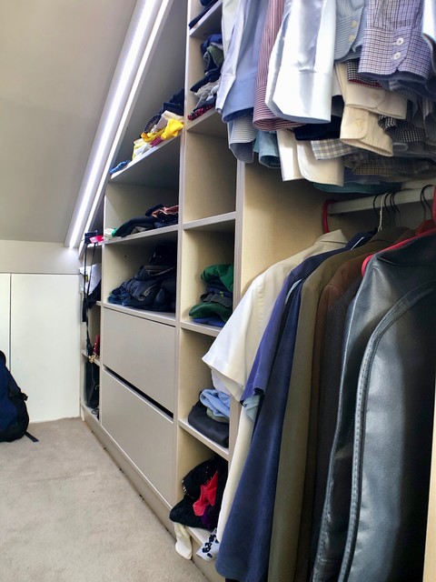 Walk in Loft Wardrobe - Contemporary - Wardrobe - London - by Brightman ...