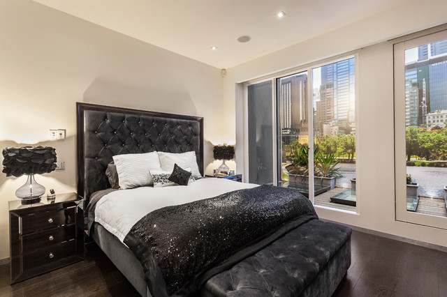 Warehouse converted luxurious home - Contemporary - Bedroom - Melbourne ...