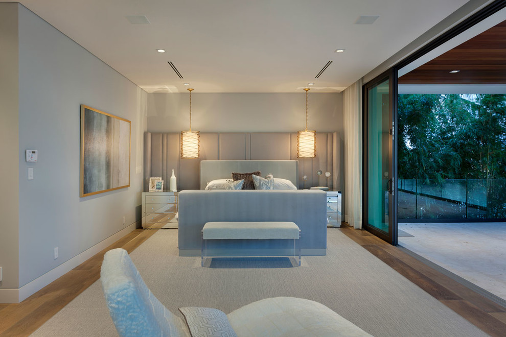 Warm Modern in Boca Raton - Modern - Bedroom - Miami - by Marc-Michaels ...