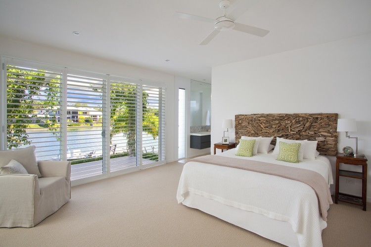 Waterfront Home Noosa Waters - Modern - Bedroom - Sunshine Coast - by ...