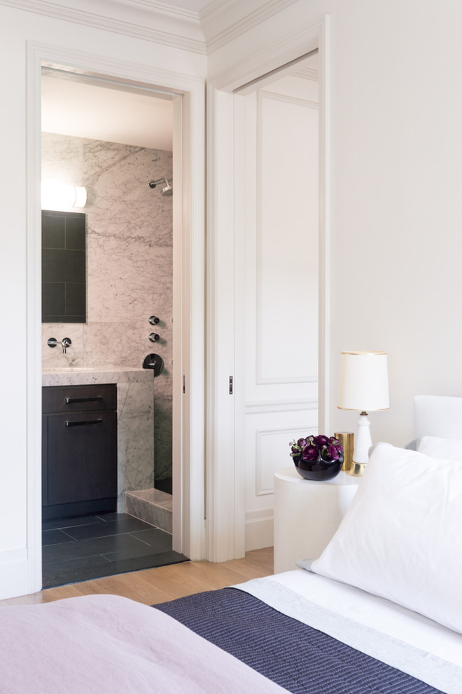 West Village Duplex // Gut Renovation Apartment Combination - Transitional - Bedroom - New York ...