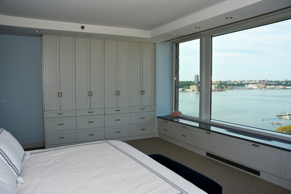 White contemporary cabinets for the master bedroom - Contemporary ...