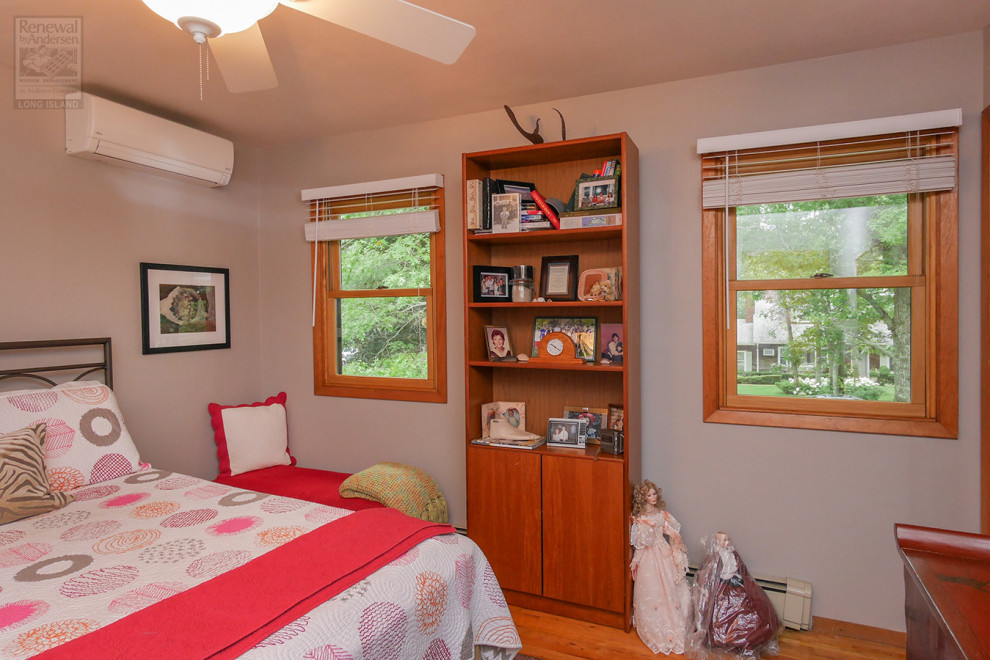 Wood Interior Double Hung Windows in Bedroom - Bedroom - New York - by ...