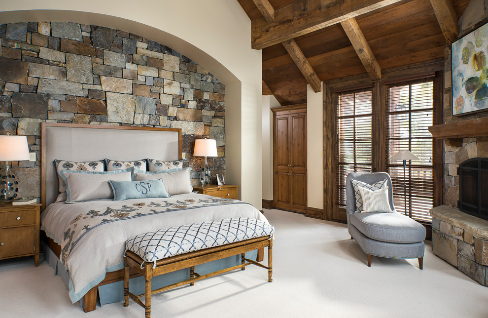 Yellowstone Club Residence - Rustic - Bedroom - Other - by Tate ...