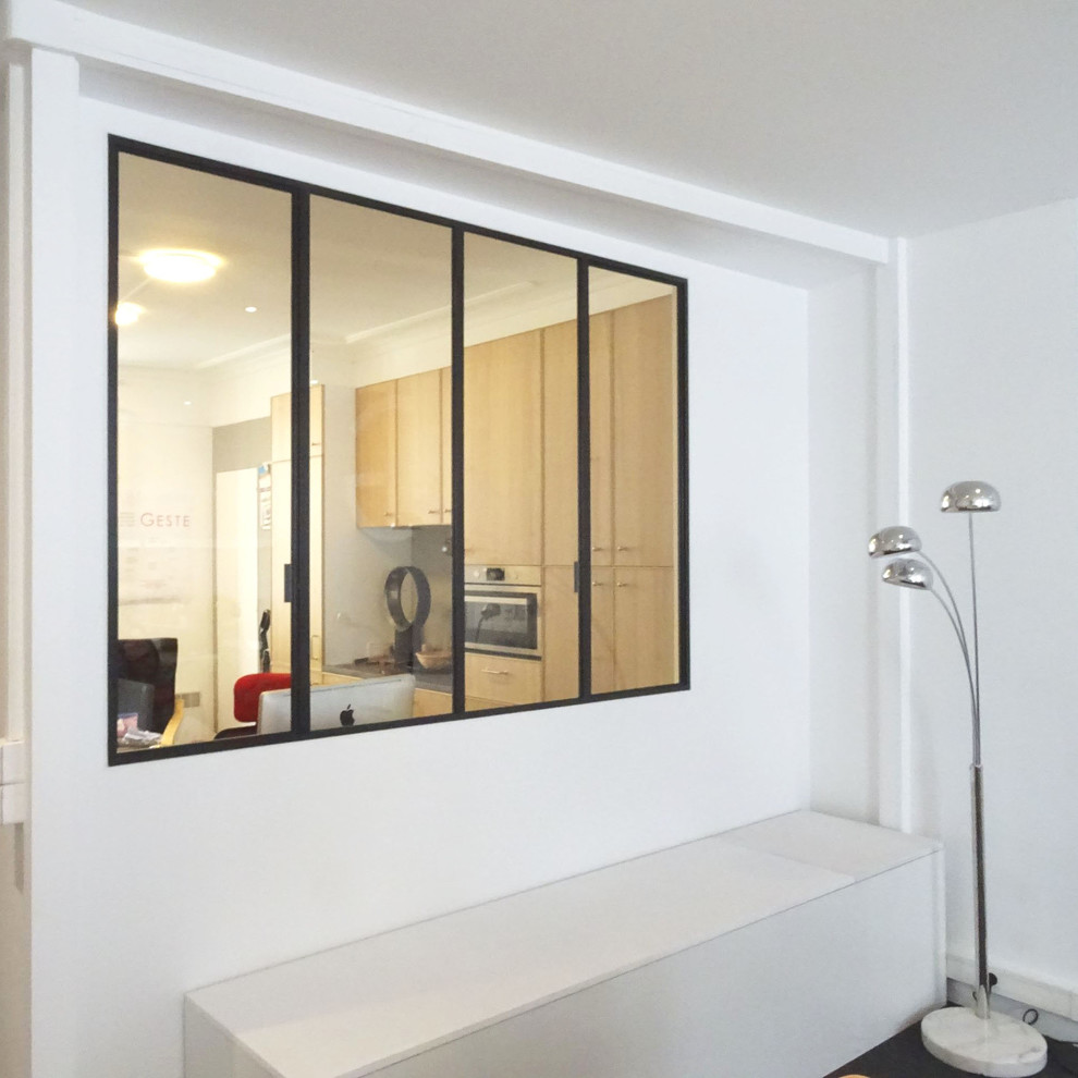 Verrière pour apporter de la lumière dans une cuisine - Industrial ...