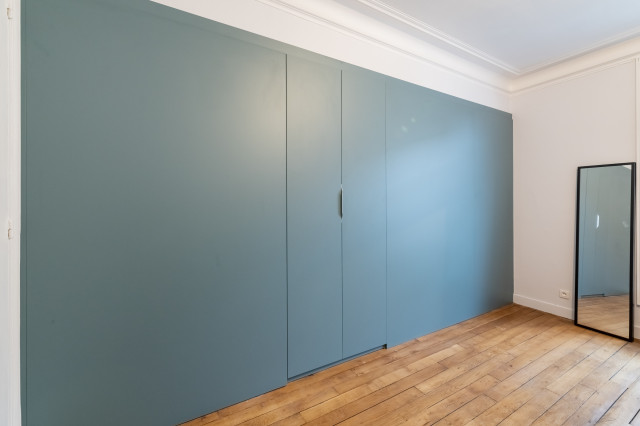 Armoire sur mesure séparation de pièce - Double face - Contemporary ...