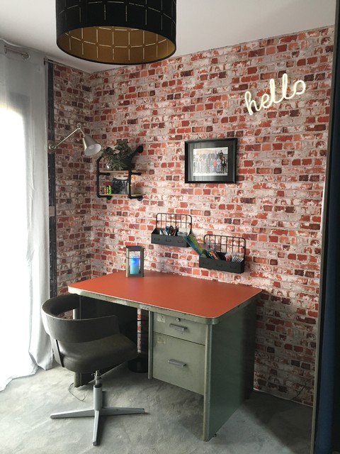 Chambre esprit loft et style industriel - Industriel - Chambre - Angers ...