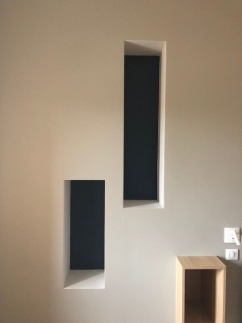 Création de niches décoratives dans un mur - Chambre - Montpellier ...