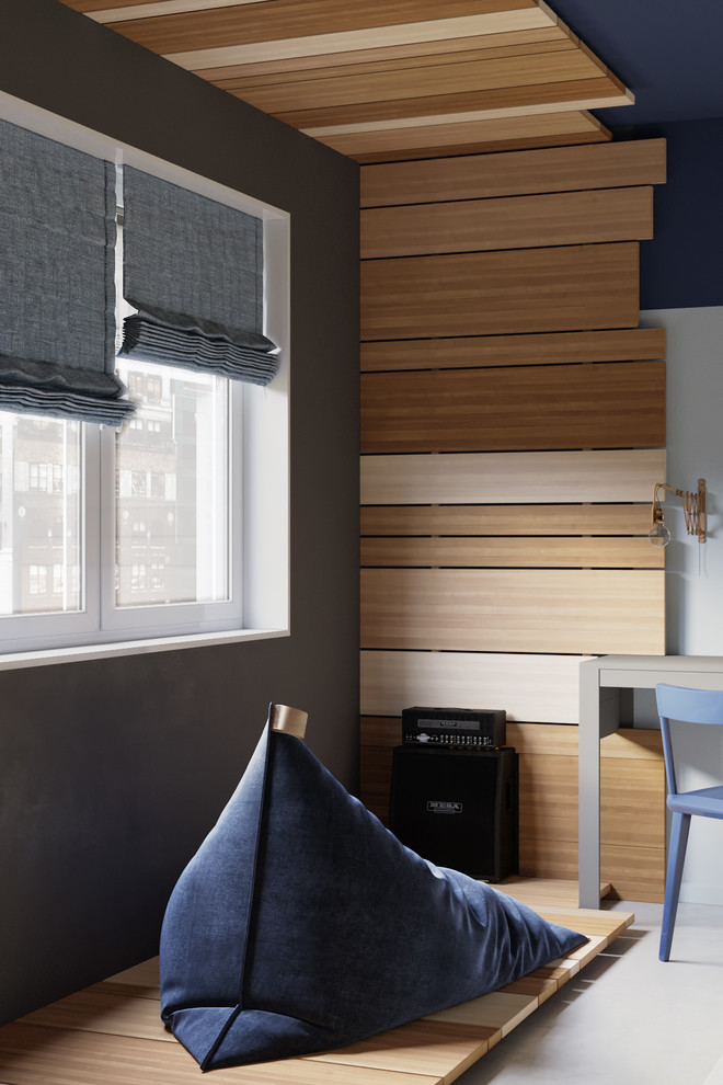 Teenage boy bedroom - Blue Addict - Modern - Bedroom - Brussels - by ...