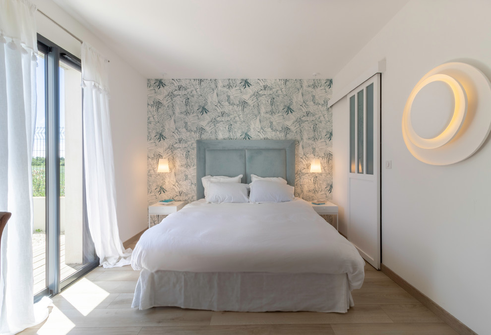 Villa contemporaine à La Rochelle - Contemporary - Bedroom - Bordeaux ...