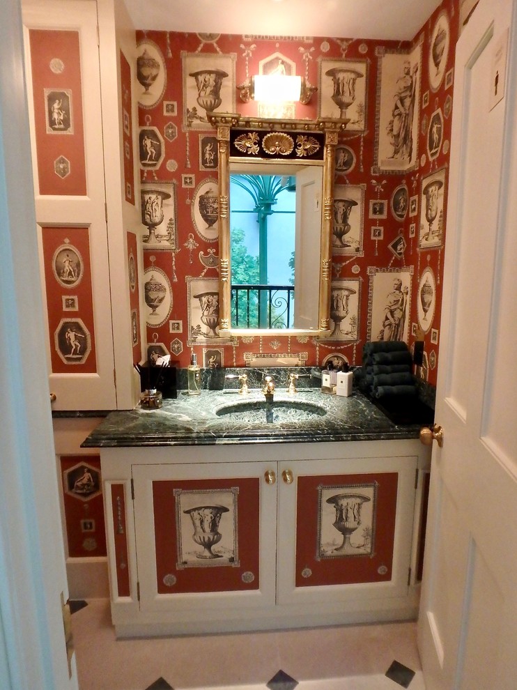 Mayfair, Grade II* Listed Building - Traditional - Powder Room - London ...
