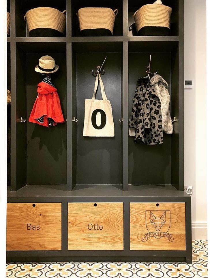 Personalised Boot Room Storage - Traditional - Cloakroom ...