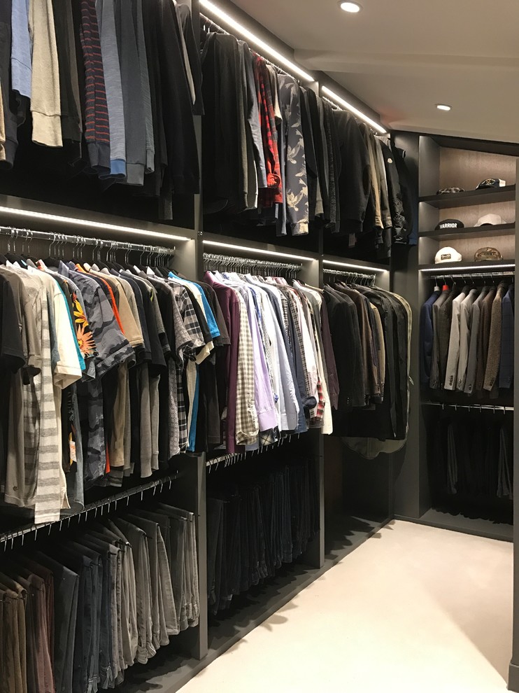 Amazing Male Wardrobe/ Closet - Contemporary - Closet - Los Angeles ...