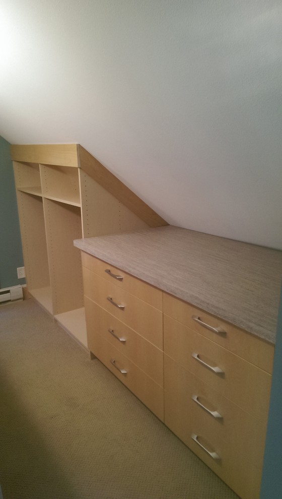 Angled Ceiling Closets - Contemporary - Closet - Other - by Tailored ...