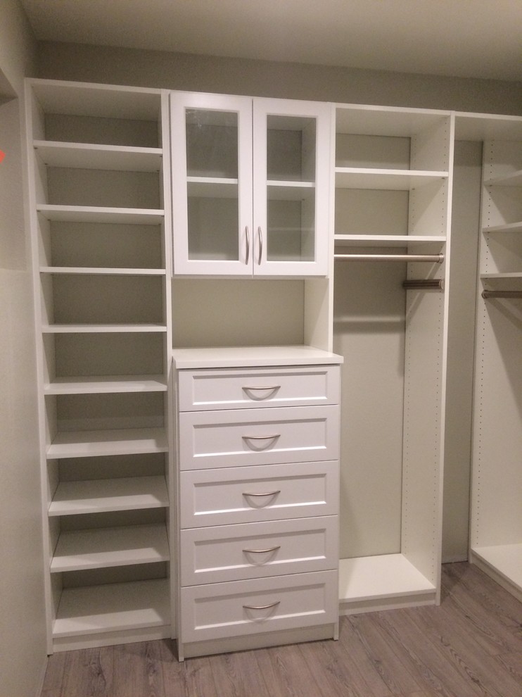 Beautiful Simple White Walk in Closet - Closet - Orange County - by ...