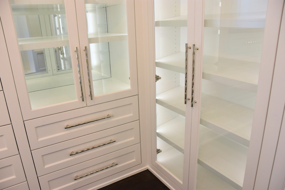 Bright White Walk in Master - Transitional - Closet - Dallas - by ...