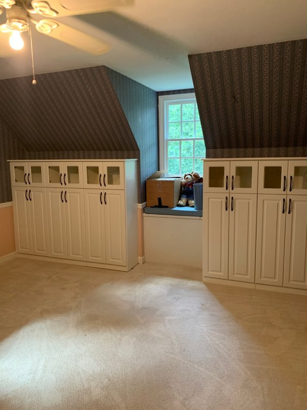 Built-ins with Matching Office/Vanity Space - Atlanta, Georgia - Closet ...