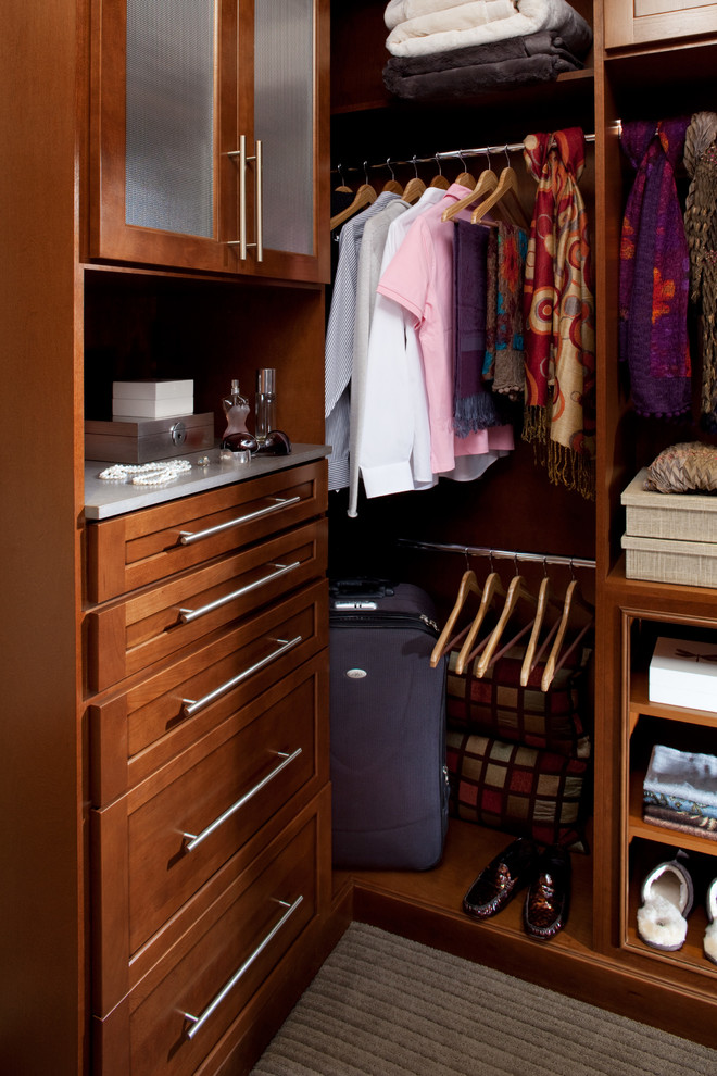 Chocolate Cherry Cabinets - Traditional - Closet - Other - by Moehl ...