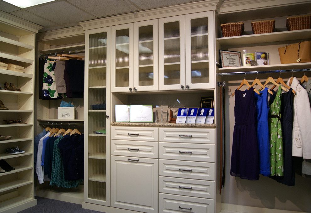 Classic Almond Closet I SpaceManager Closets - Traditional - Closet ...