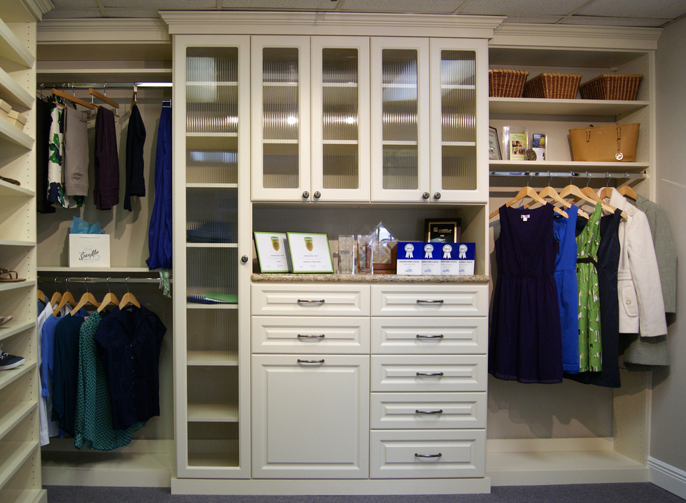 Classic Almond Closet I SpaceManager Closets - Traditional - Closet ...