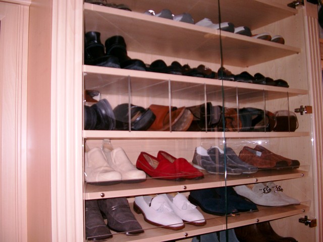Closet Factory Shoe Storage to Die For - Traditional - Wardrobe - Los ...