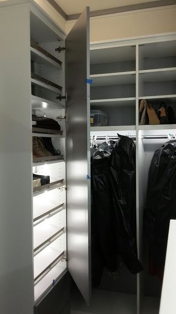 Closet with LED lighting - Modern - Wardrobe - Philadelphia - by Top ...