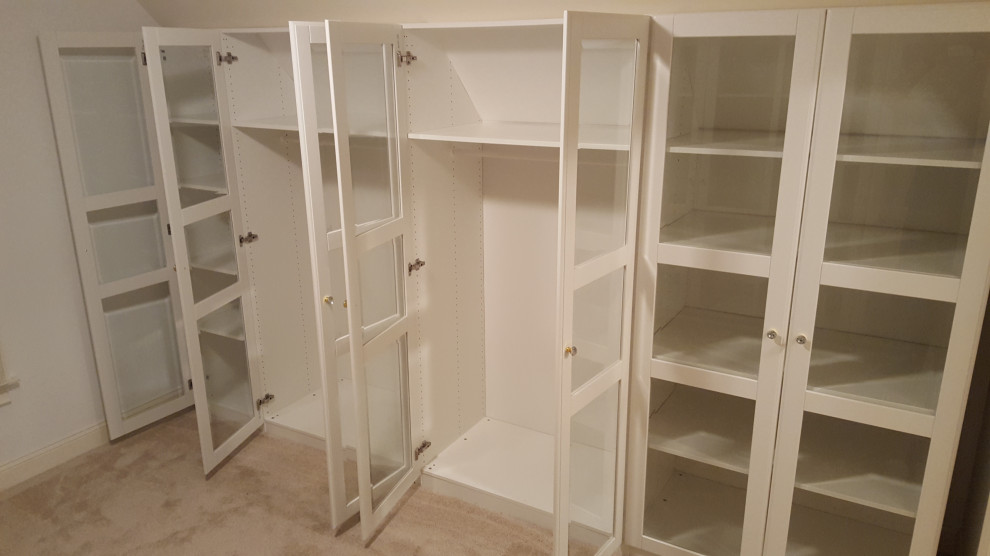 Custom IKEA PAX Wardrobe Inside Walk-in Closet - Closet - New York - by ...