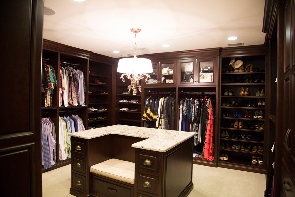 Custom Master Closet - Traditional - Closet - Other - by Santa's ...