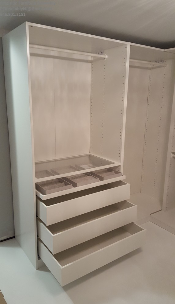 Custom PAX Walk-in Closet Corner Unit - Modern - Closet - New York - by ...