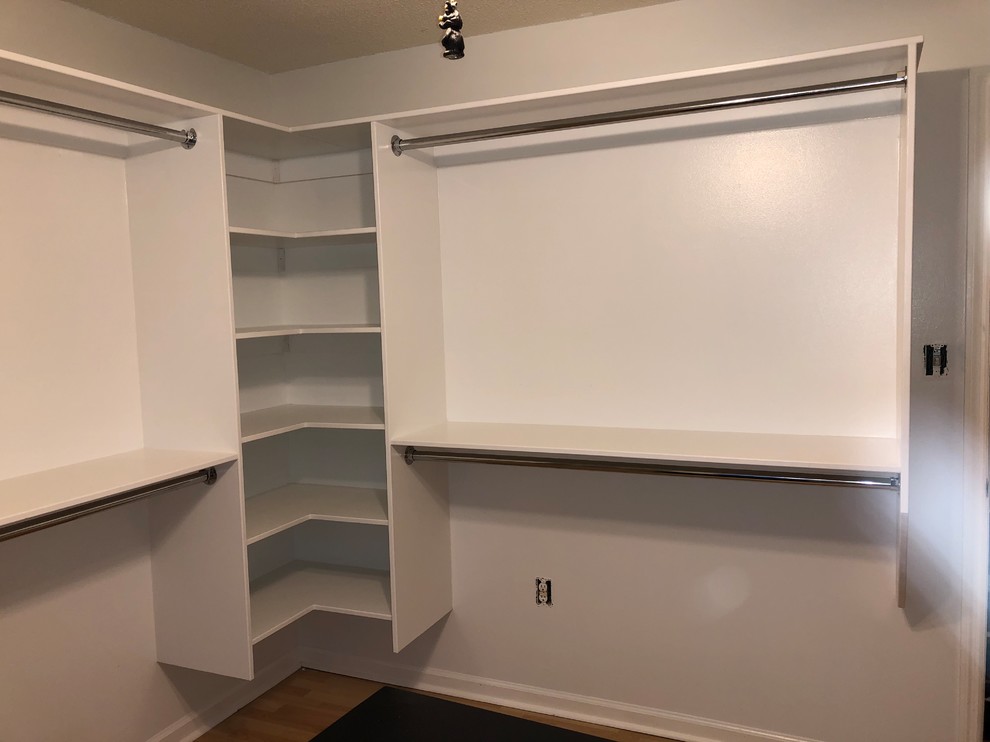 Custom Shoe and Boot Storage - Master Closet - Modern - Closet ...