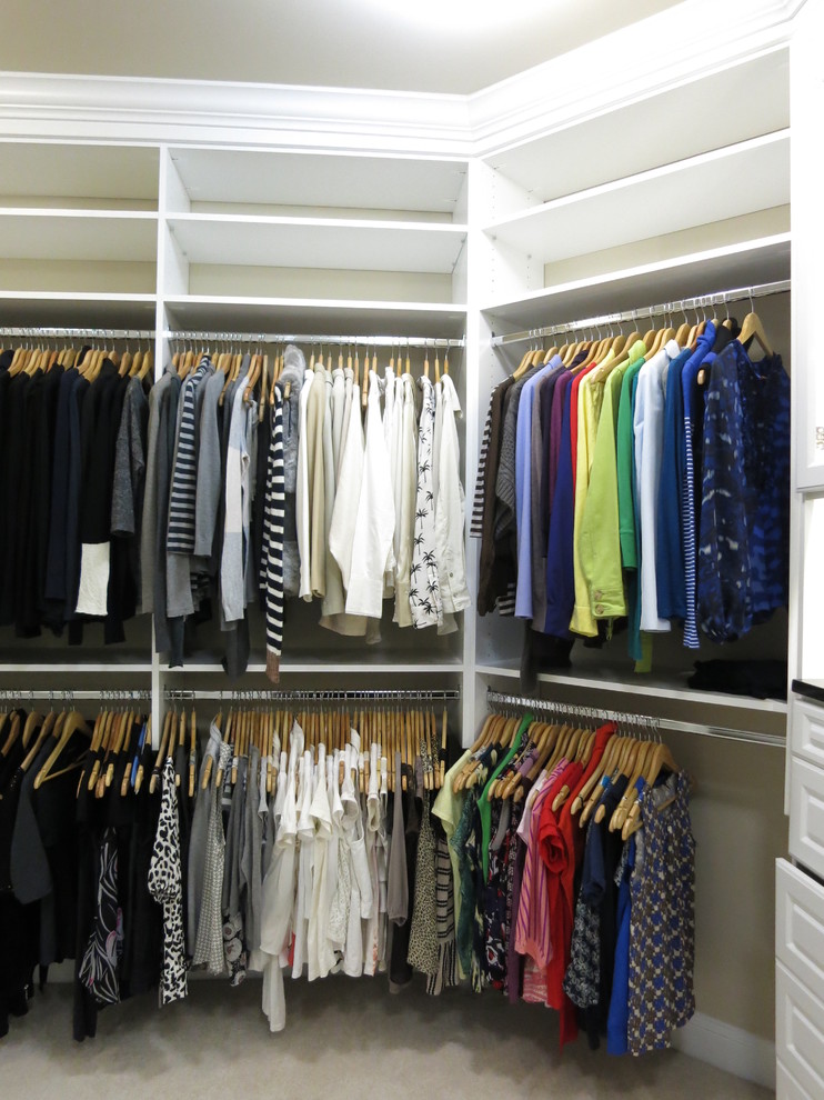 Custom White Walk-in Closets - Traditional - Closet - DC Metro - by ...