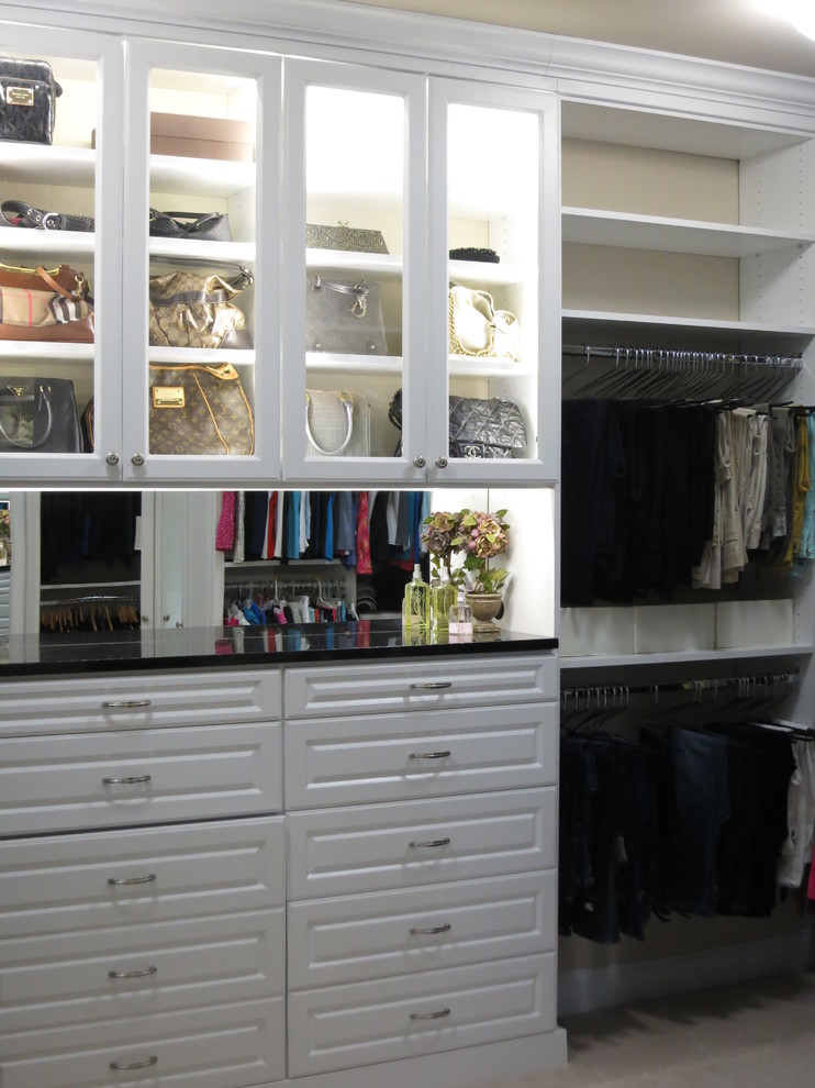 Custom White Walk-in Closets - Traditional - Closet - DC Metro - by ...