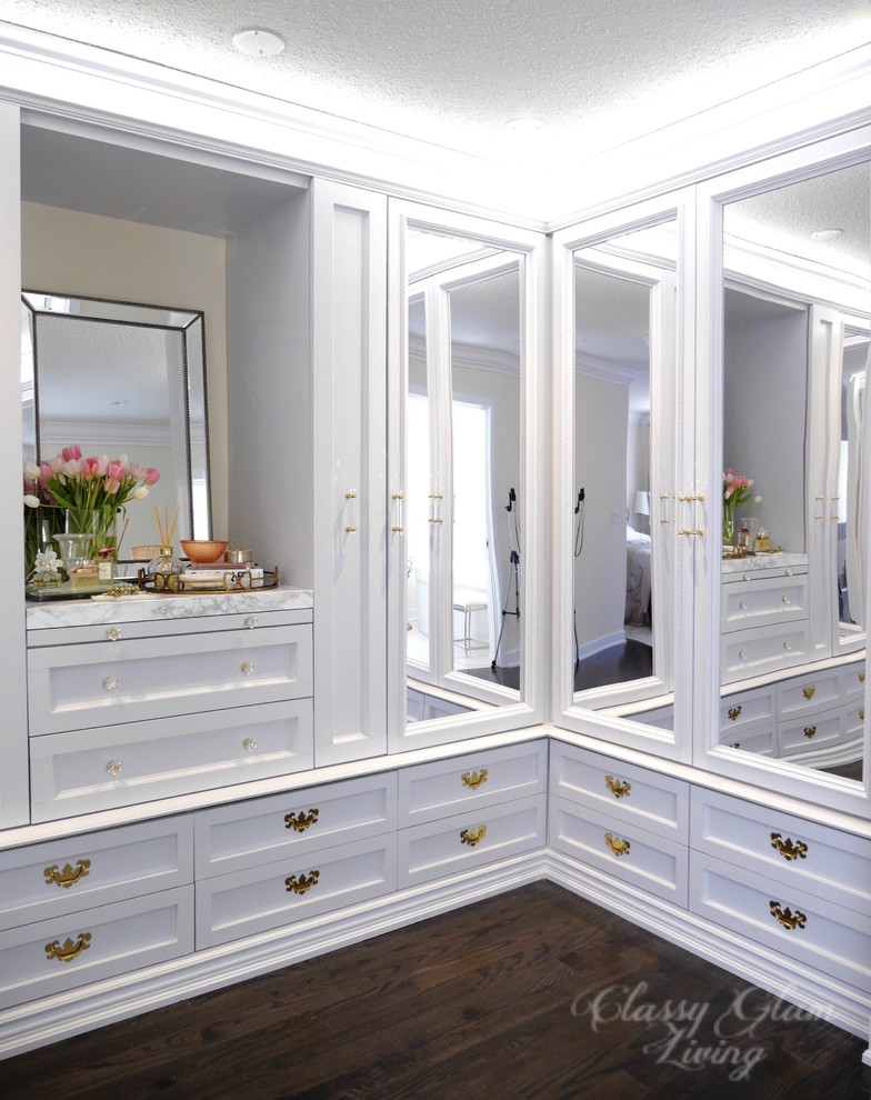 DIY Custom Dressing Room Walk-in Closet - Traditional - Closet ...