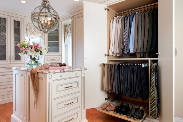 Dressing Room Storage - Traditional - Wardrobe - Toronto - by Organized ...