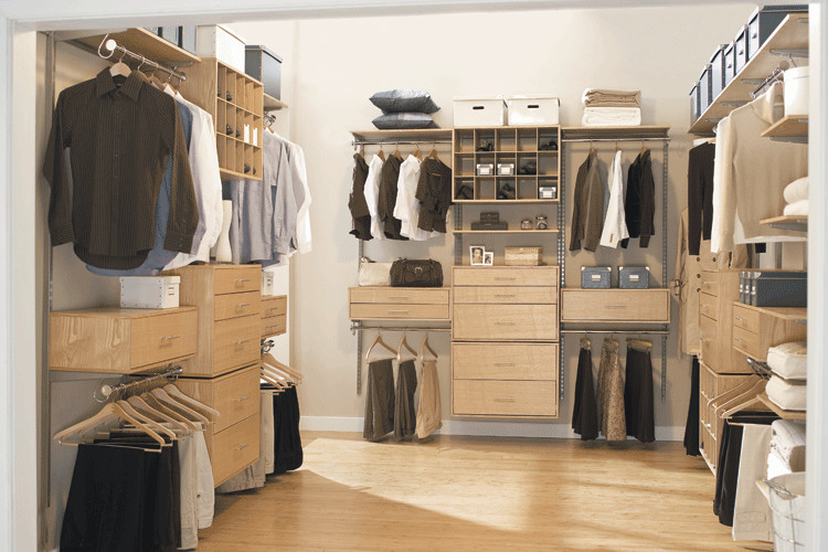 freedomRail Walk In Closet - Oak Real Wood Veneer - Closet - Cincinnati ...