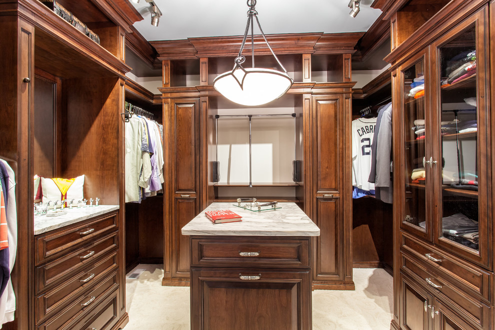 French Country European Style Home - Traditional - Closet - Detroit ...