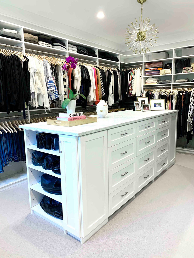 Functional And Organized Walk-In Closet And Pantry - Traditional ...