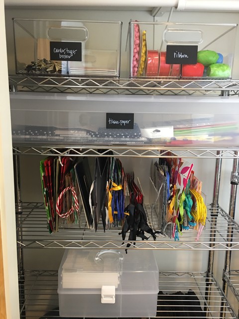 gift wrapping station/closet - Modern - Wardrobe - Atlanta - by ...