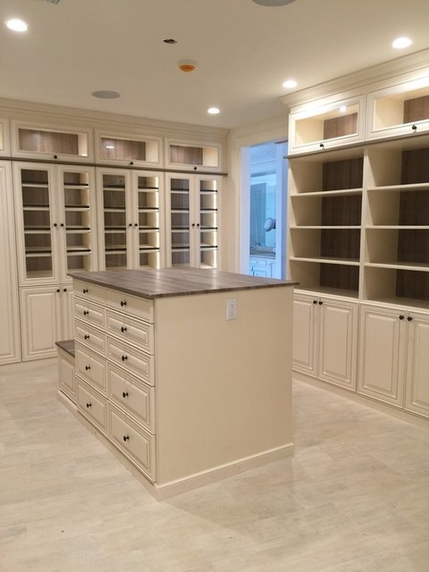 Gorgeous White Walk-In Closet - Arts & Crafts - Wardrobe - Tampa - by ...