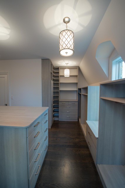 Gray Master Closet - Contemporary - Closet - Chicago - by CLOSET ...