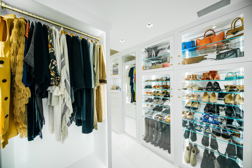 High Rise Luxury Closet - Contemporary - Closet - Dallas - by Kathleen ...