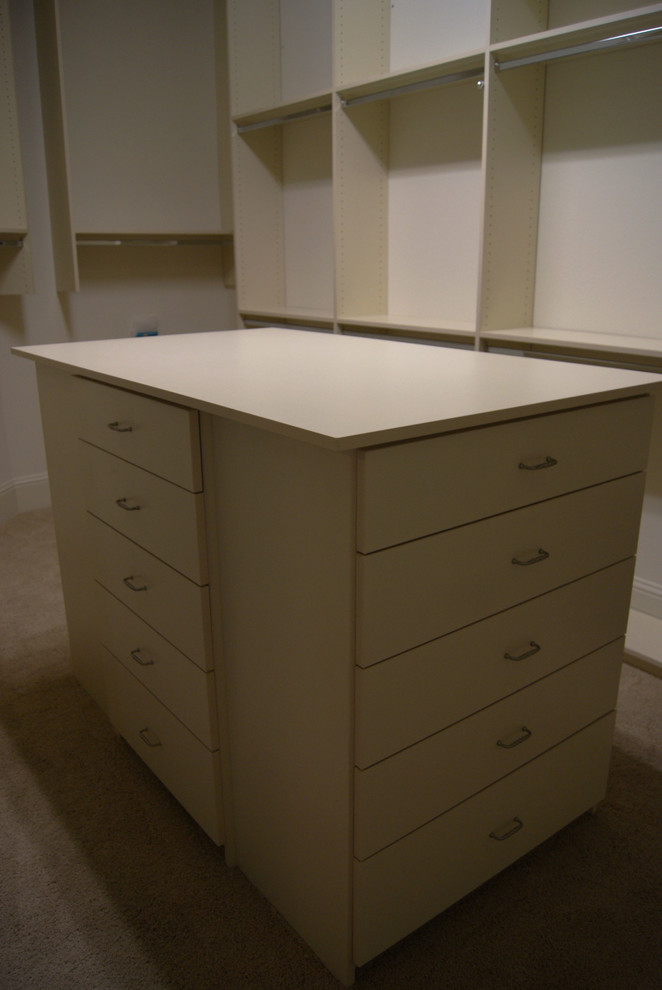 "His & Hers" Closet Design | SpaceManager Closets - Traditional ...