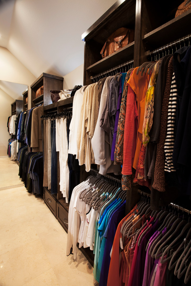Long Narrow Walk in Closet - Traditional - Closet - Dallas - by ...