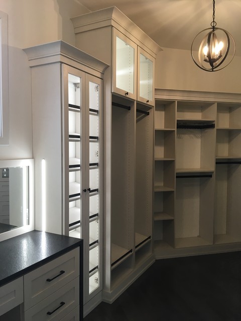 Luxe Linen Walk-in Closet - Modern - Wardrobe - Minneapolis - by ...