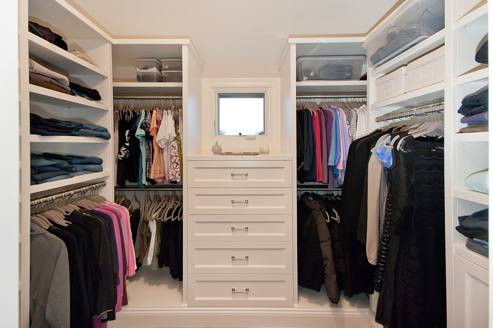 Master Bath in White - Traditional - Closet - San Francisco - by mark ...