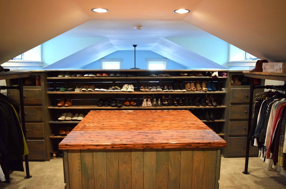 Master Closet With Character - Industrial - Closet - Nashville - by ...