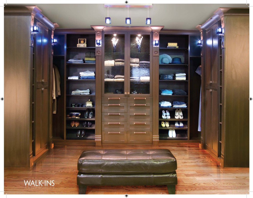 Master Dressing Room Walk-In Closet - Traditional - Closet - Portland ...